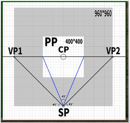 [With Video Explanation] How to draw a regular cube in two-point ...
