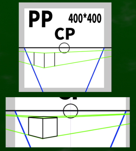 [With Video Explanation] How to draw a regular cube in two-point ...